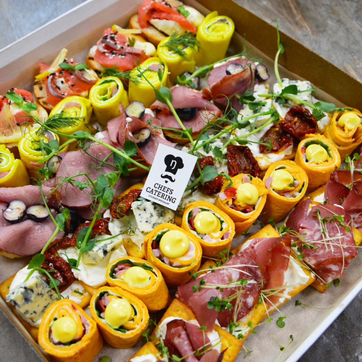 Фуршетные Боксы домой и офис / Доставка канапе в Минске